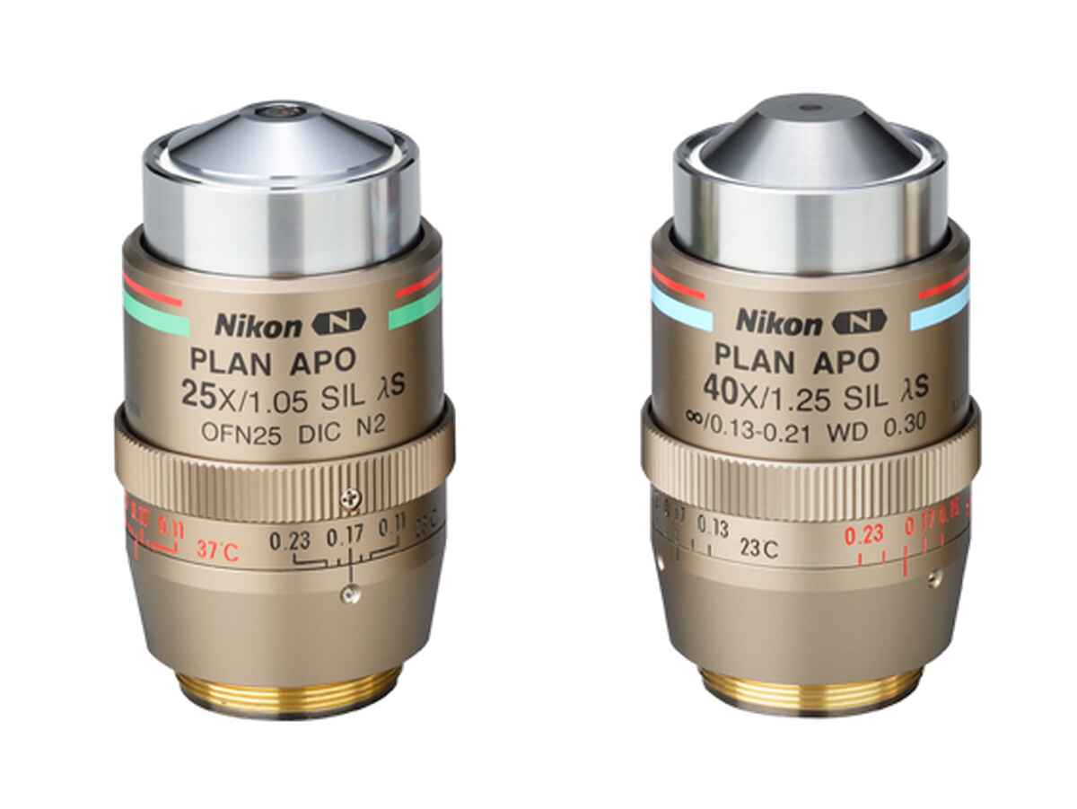 New Silicone-Immersion Objective Lenses, CFI Plan Apochromat Lambda S ...